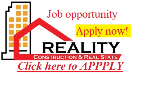 Reality Construction and Real Estate Vacancy Announcement 2022 - Sewasew