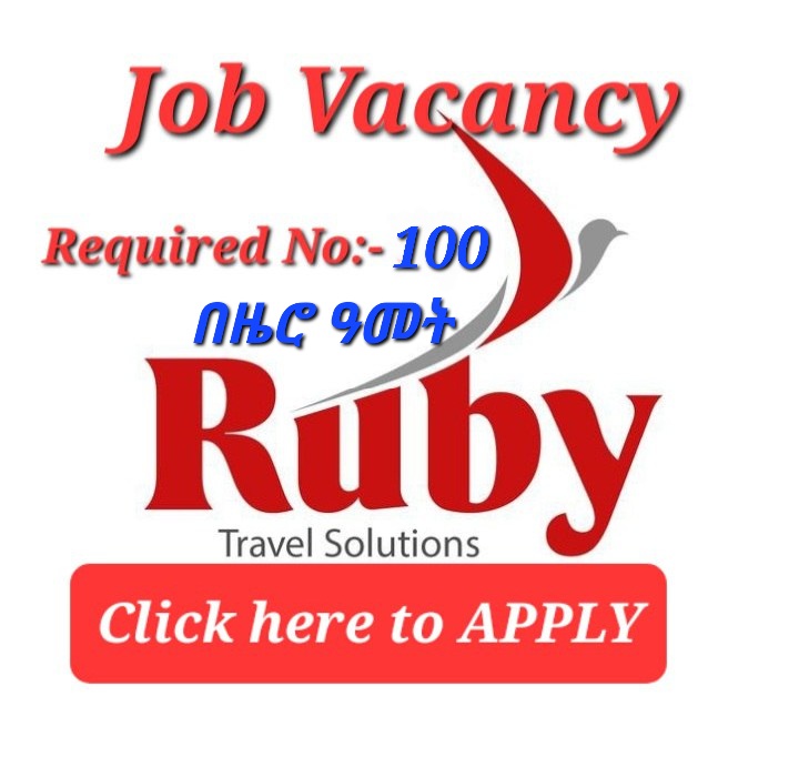Ruby travel solutions Job Vacancy in the position of Sales agent For fresh graduate - Sewasew