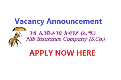 Nib Insurance Company SC Vacancy Announcement | Jan 2023 - Sewasew