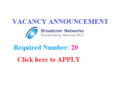Broadcom Networks Consultancy Service PLC Vacancy Announcement | 2023 ...