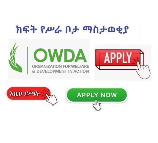 Organization for Welfare and Development in Action (OWDA) - NGO Vacancy ...