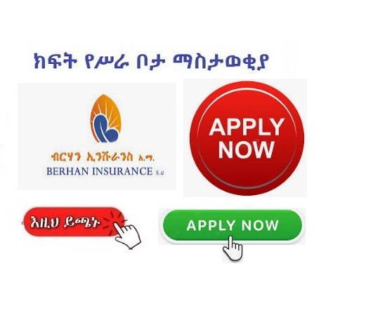 Berhan Insurance S.C - Vacancy Announcement | Jobs 2023 - Sewasew