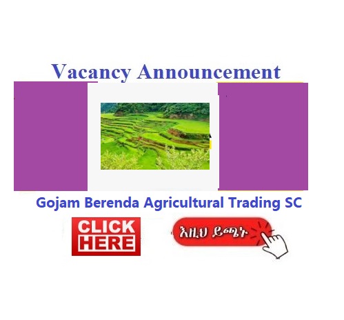 Gojam Berenda Agricultural Trading S.C - Vacancy Announcement | Jobs ...