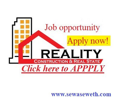 Reality Construction and Real Estate - Vacancy Announcement | Jobs ...