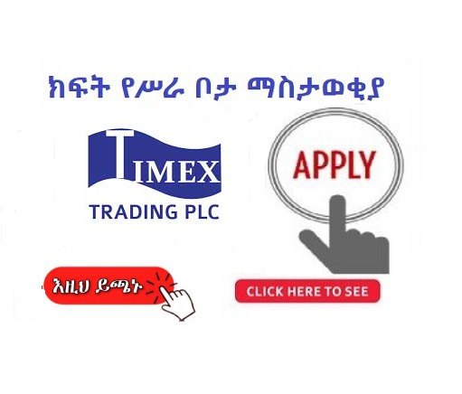 TimeX Trading PLC - Vacancy Announcement | Jobs - Sewasew