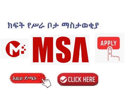 MSA Trading PLC - Vacancy Announcement | June 2023 - Sewasew